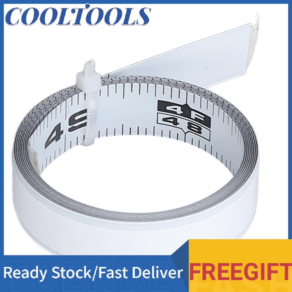 Cooltools Adhesive Measuring Tape Measure Cuttable 4ft 48in Simple ...