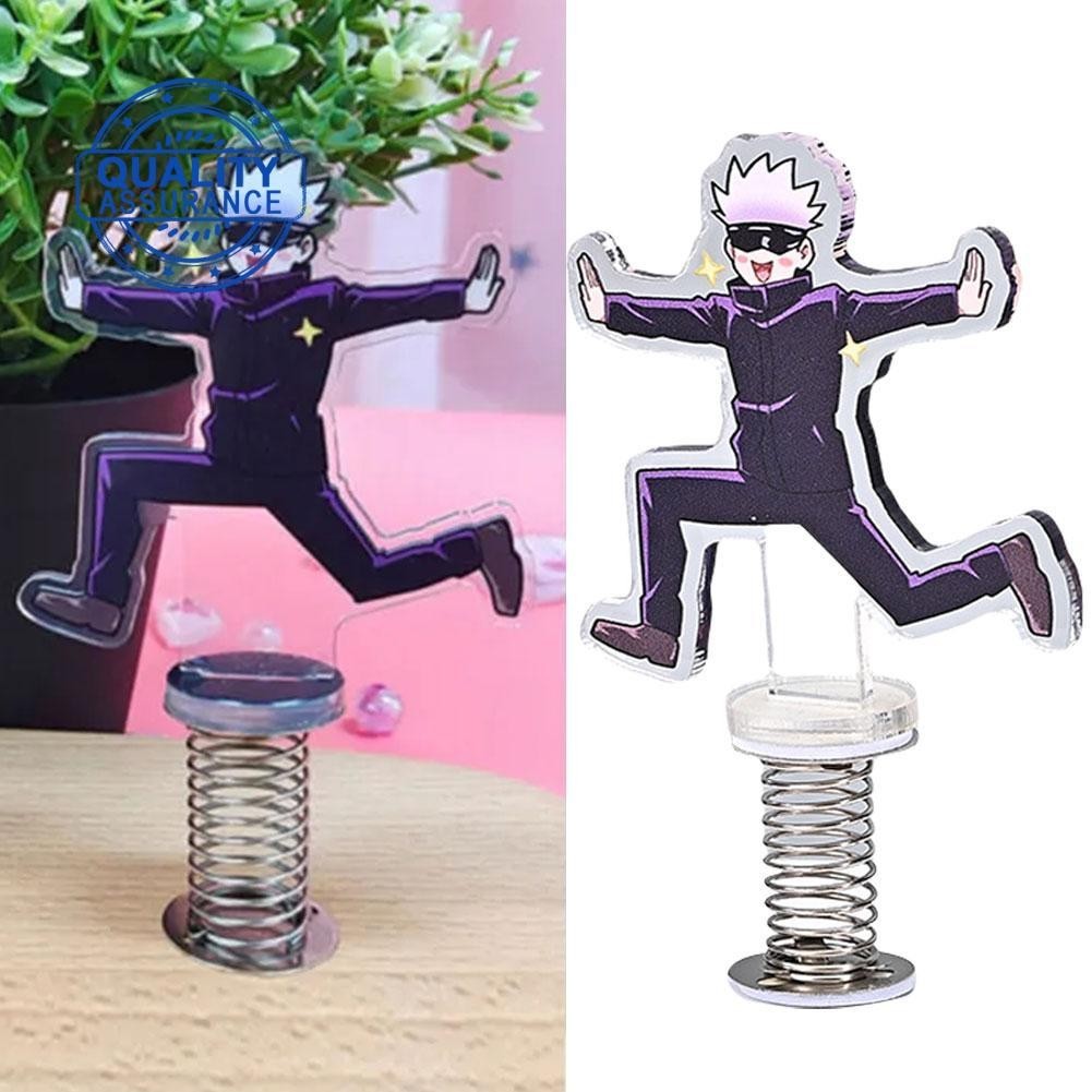 Gojo Satoru Doll Standing Spring Rocker Model Anime Standing Toy Sign ...