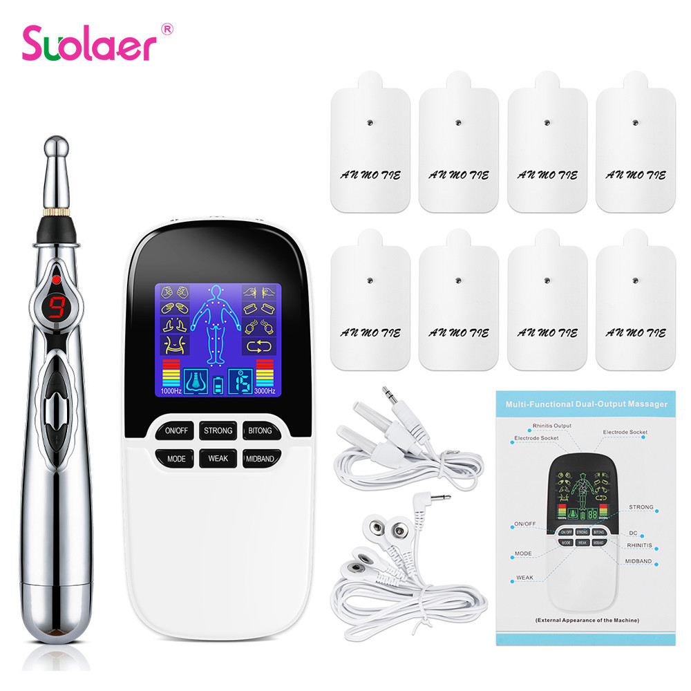 USB Rechargeable Tens Unit Professional Muscle Electrostimulator EMS ...