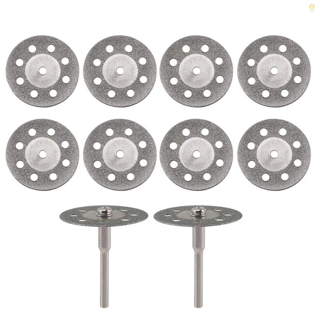 HGP 10pcs Diamond Cutting Wheels 22mm Diameter Cut Off Discs with 2pcs ...