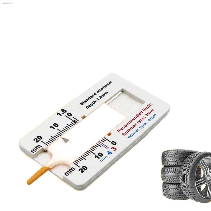 Plastic tread ruler 0-20MM vernier depth caliper tire tread depth ruler ...