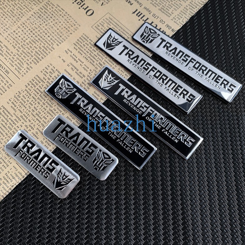 Transformers Car Emblem Stickers Aluminum Autobots Decepticons Stickers ...