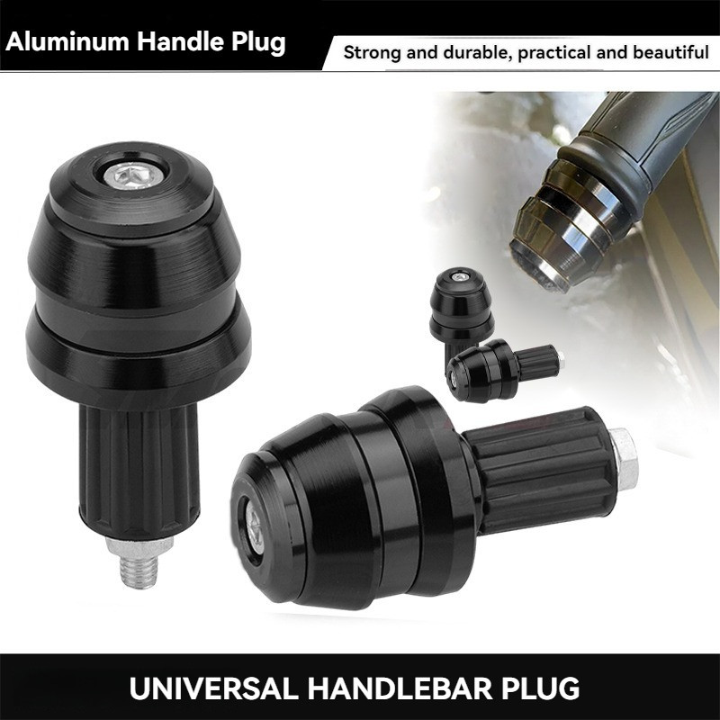 2pcs Handle Rod Plug for Motorcycle Aluminum Alloy Anti Drop Handlebar ...