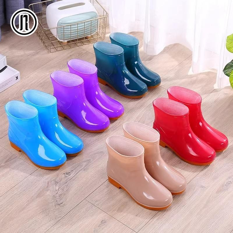 RAINBOW Rain Shoes for Women and Men Waterproof Rain Boots High Quality ...