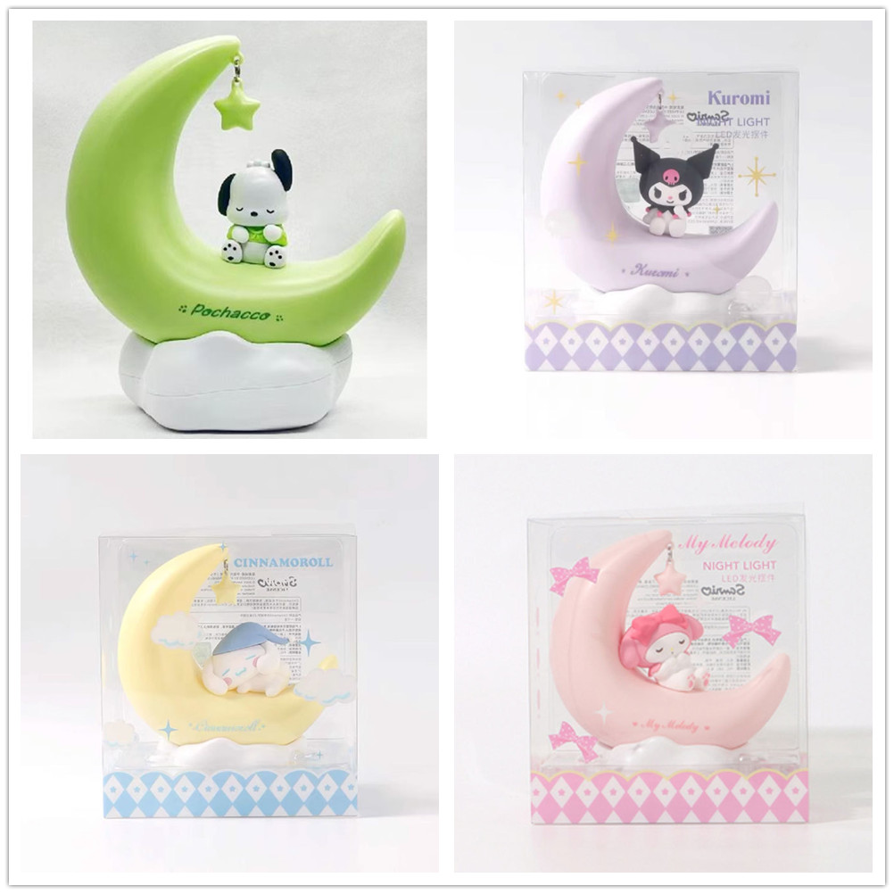 MINISO Sanrio Sanrio Night Lights Sanrio Moon Night Light Cinnamoroll ...