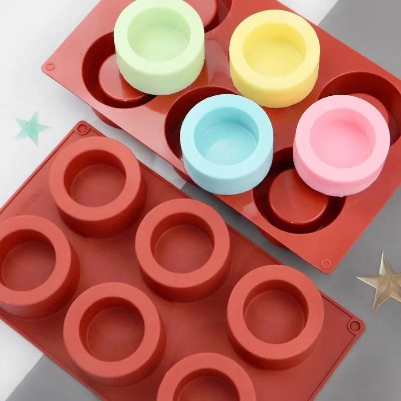 Round Cake Mold Cake Decorating Moulds Silicone Mold Baking Tools for ...