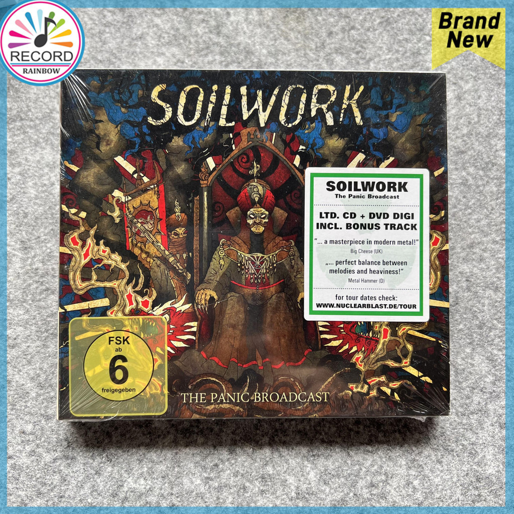 Soilwork Panic Broadcast Original CD+DVD Album [Sealed] Brand New ...