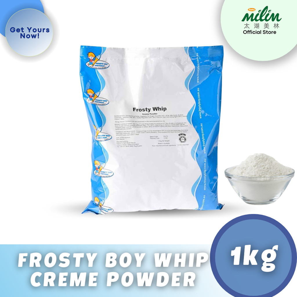Frosty Boy Whip Cream Powder ( 1kg ) baking ingredient / frosty whip ...