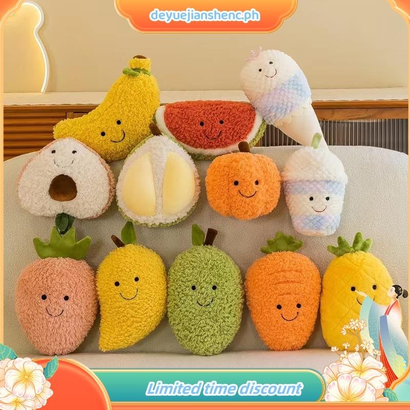 Simulated Teddy Bear Fruit and Vegetable Doll Watermelon Pineapple ...