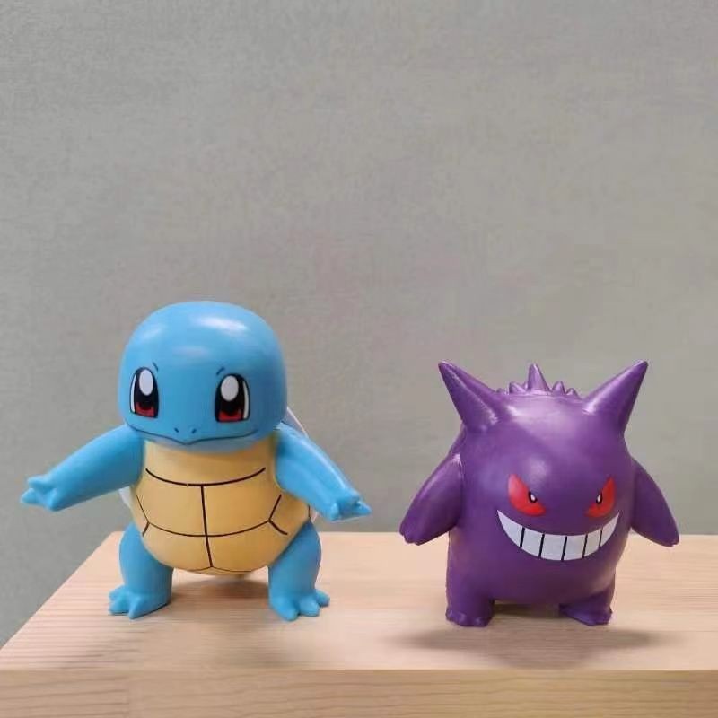 A Full Set of 6 Pikachu Jenny Turtles Ibrahimovic Gengar Can Reach Duck ...