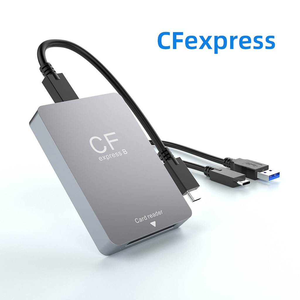 JMT CR350 Aluminium Alloy USB C CFexpress Type B Card Reader CF Memory ...