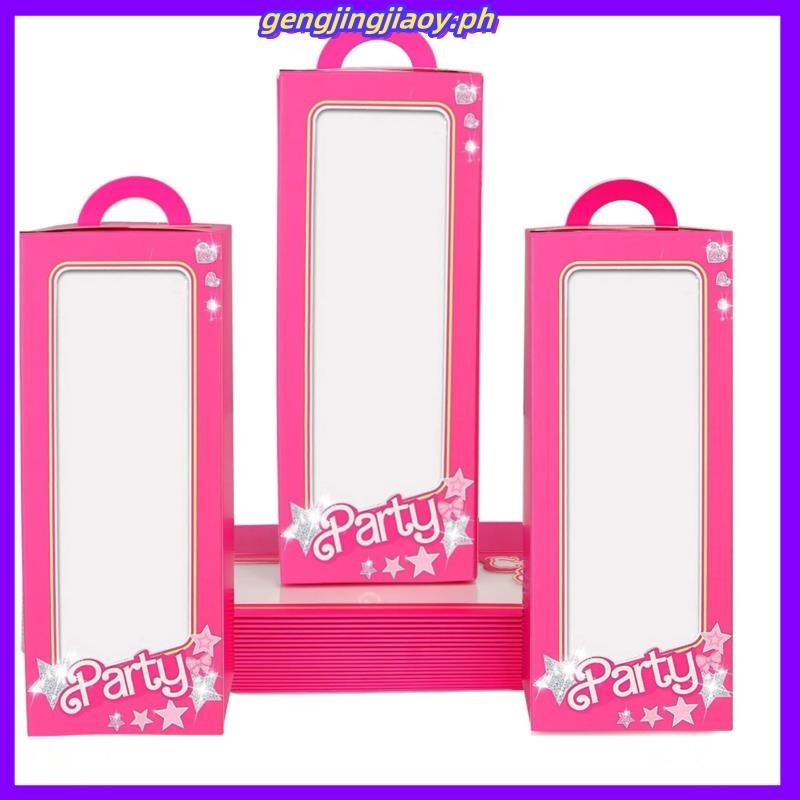 12pcs Barbie Pink Girl Party Gift Box Birthday Candy Box | Shopee ...