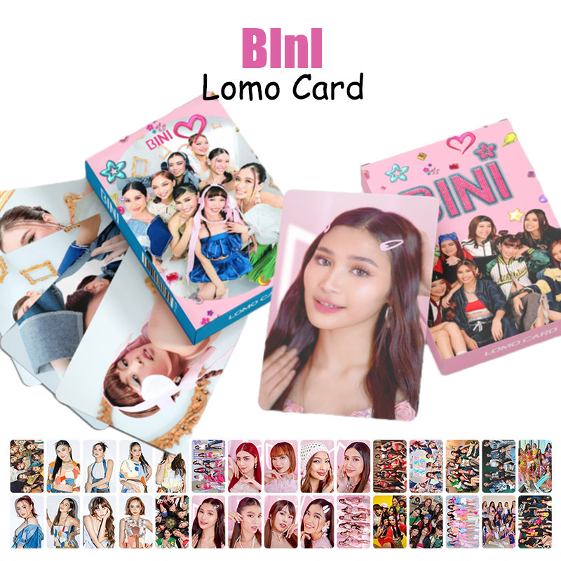 New Lomo Cards BINI Photocards Photo Cards All Idol Laser Card Bini ...
