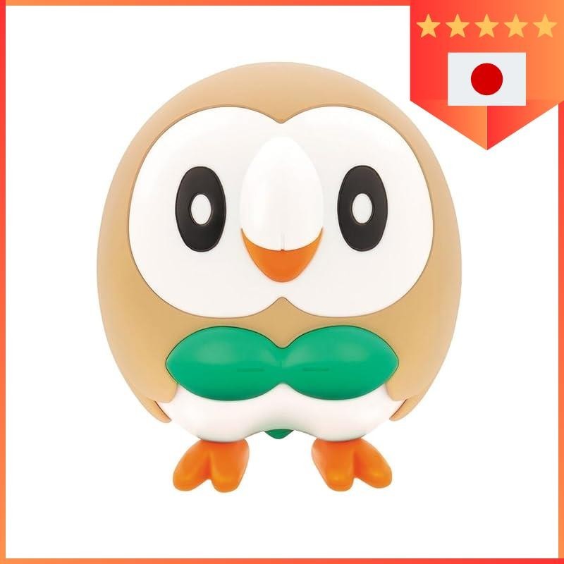 Pokemon Plamo Collection Quick!! 10 Rowlet Color-coded Model from Japan ...