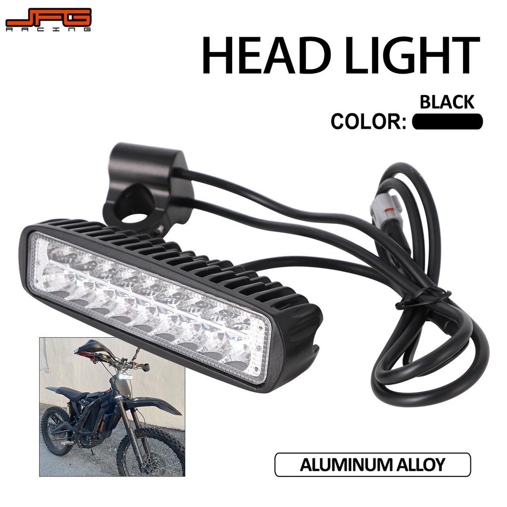 RR+`Motorcycle LED Front Headlight With Switch For Sur-Ron Surron Light ...