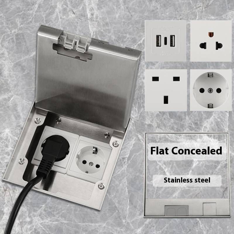 Pure Stainless Steel Flip Type 45 European Standard American Standard ...