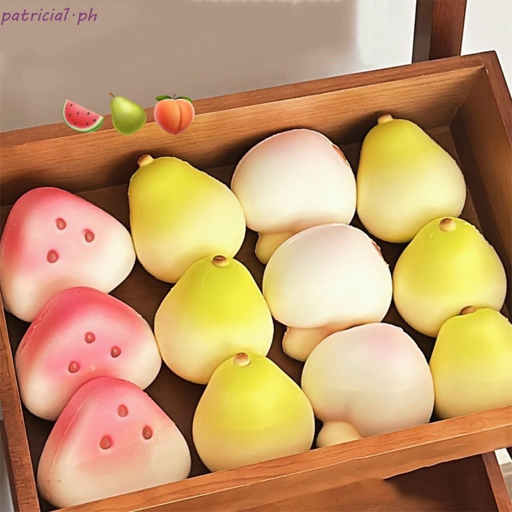 PATRICIA Fruit Squeeze Toy, Simulated Fruit Food Cartoon Fidget Toy ...