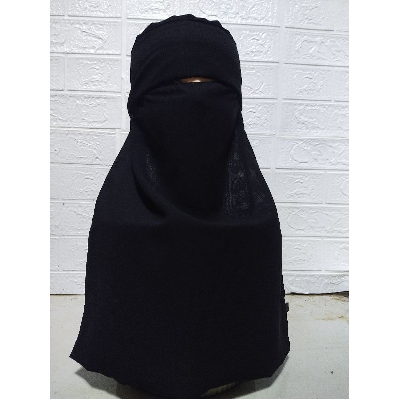 AL-AMERAH Niqab with visor made by high quality fabric | Shopee Philippines