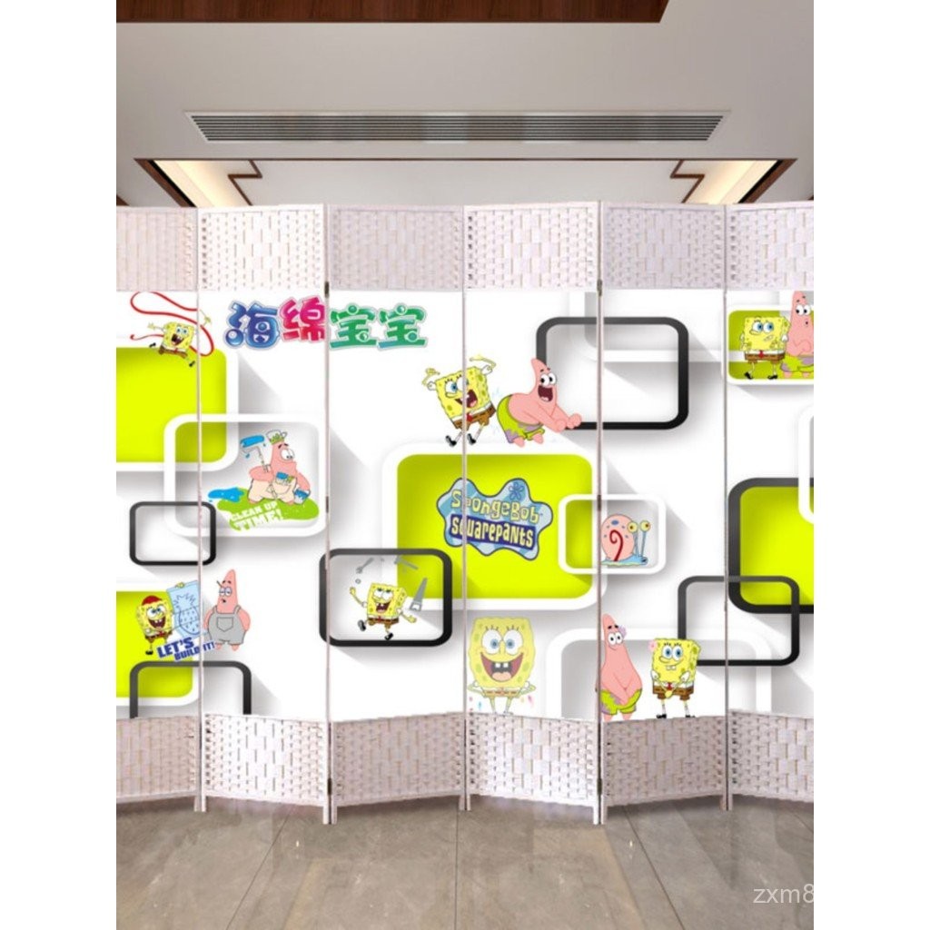 Cartoon Screen Partition Modern Simple Living Room Bedroom Office ...