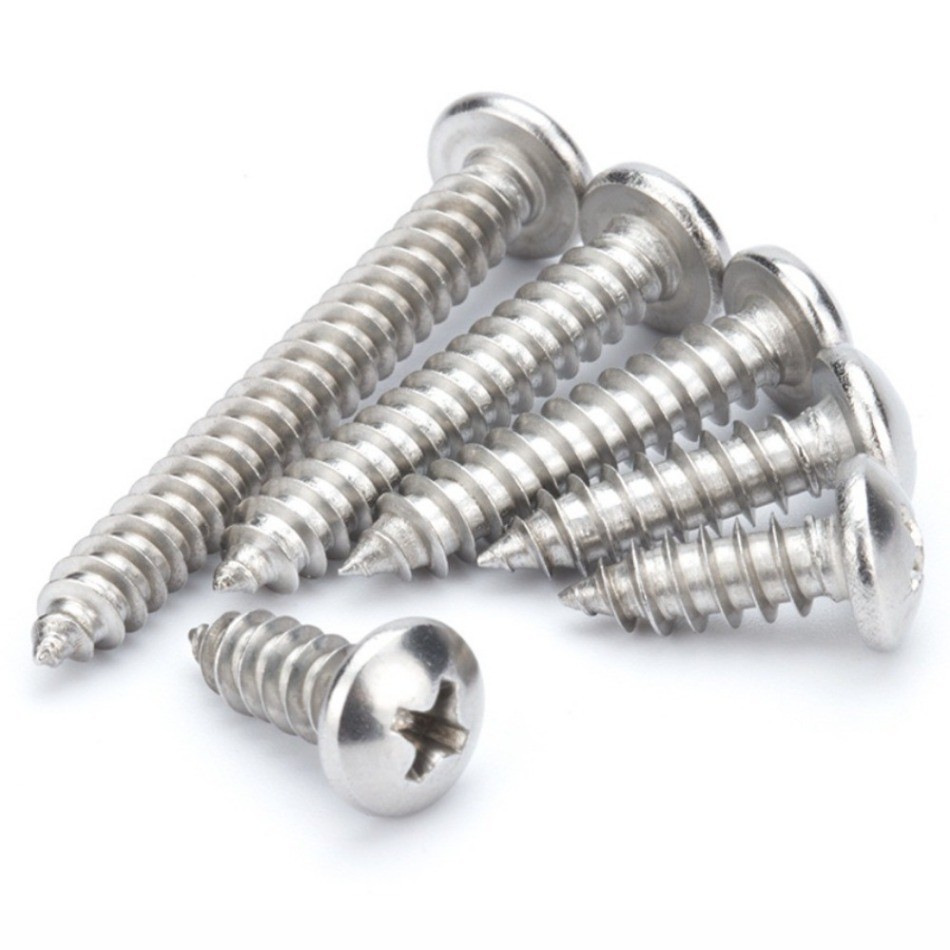 304 Stainless Steel Phillips Round Head Self-Tapping/Small Screw/Mini Screw M1/M1.2/M1.4/M1.7 ...