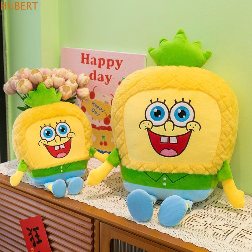 HUBERT SpongeBob Plush Toy, Pineapple SquarePants Fruit SpongeBob Doll ...