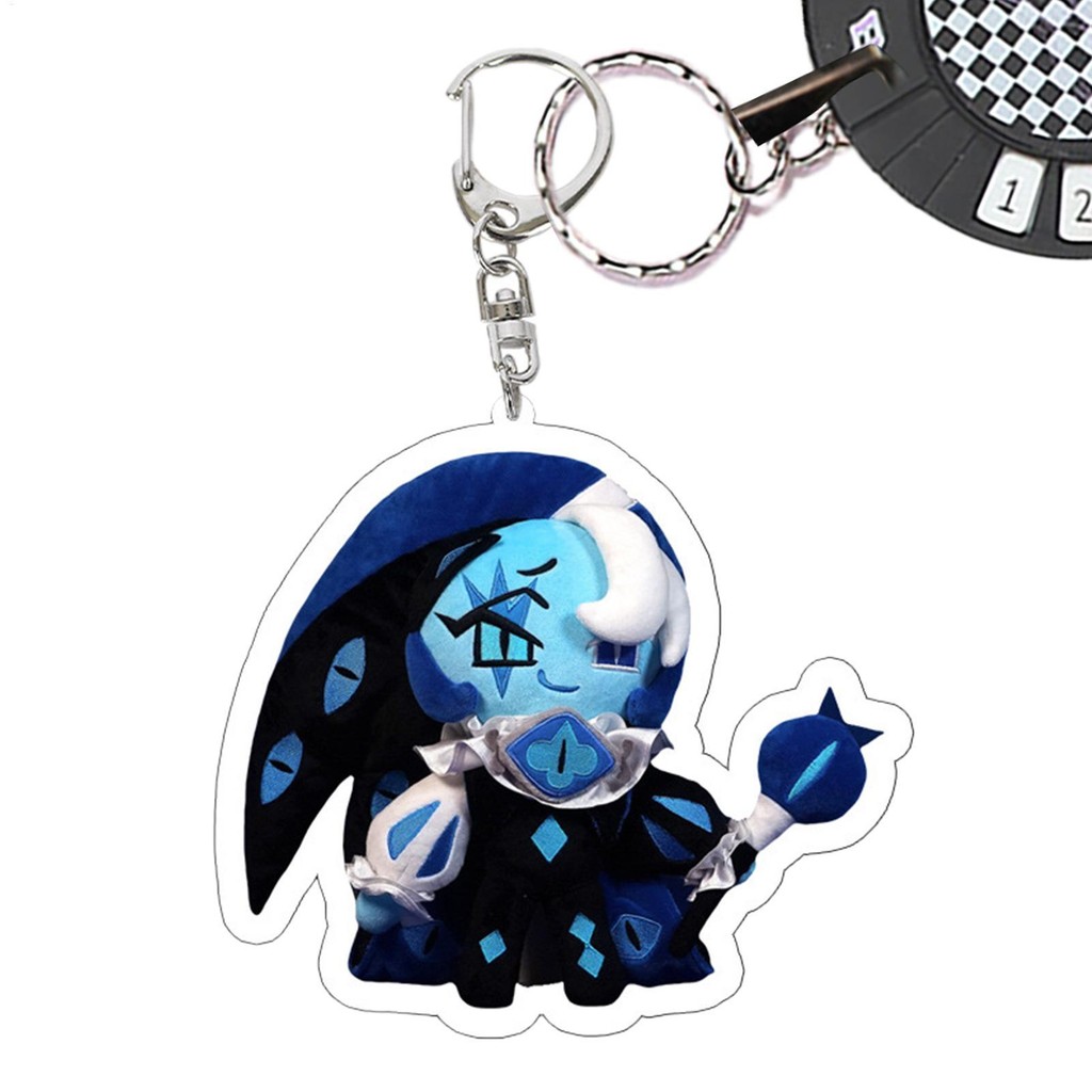 Shadow Milk Cookie 2d Acrylic Keychain Cookie Run Kingdom Keyring Game ...
