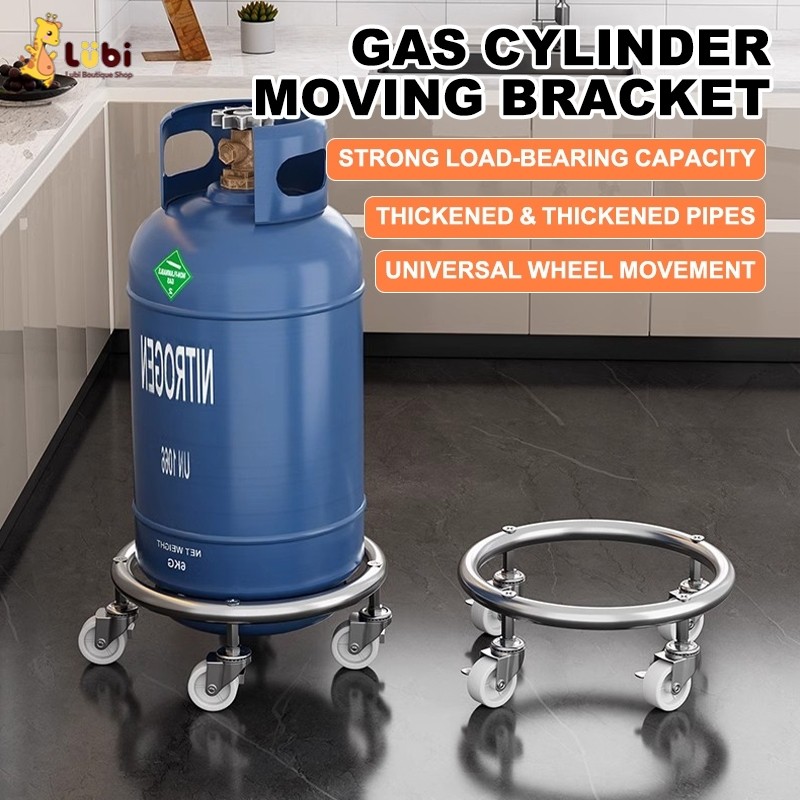 Home Gas Tank Removable Tray Kitchen Gas Bottle Placement Mobile ...