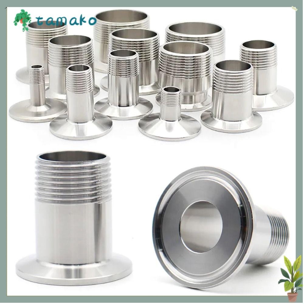 TAMAKO 1Pcs Pipe Fitting Connector, DN15-DN40 SUS304 Sanitary Tri Clamp ...