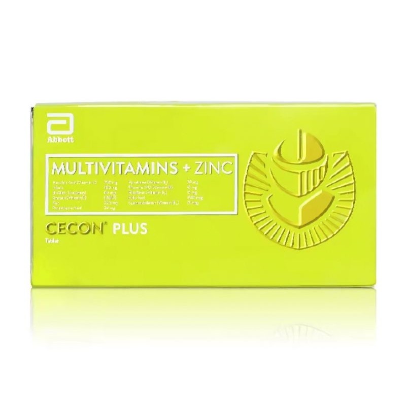 Cecon Plus Multivitamins + Zinc (SOLD BY BOX OF 30 TABLETS) JULY 2025 ...