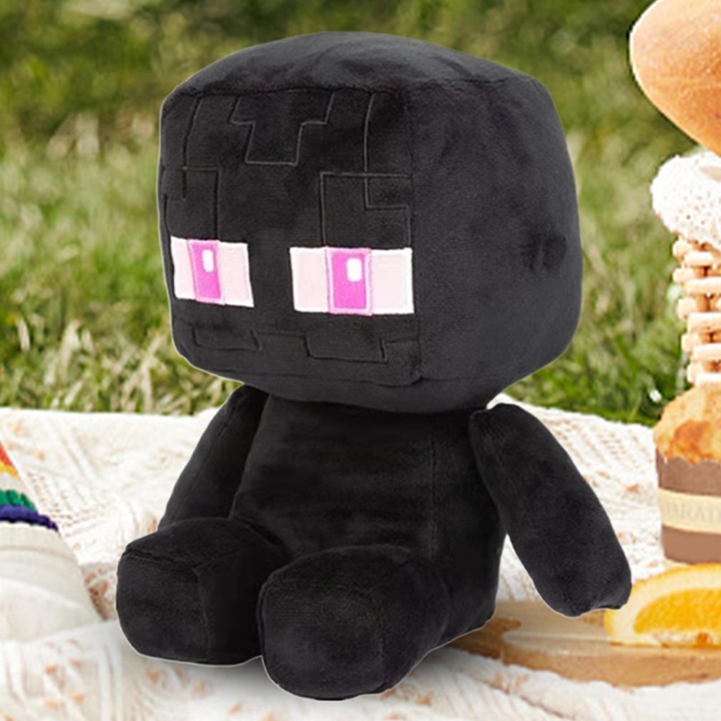 Minecraft Sitting Enderman Game Plushie Plush Doll Stuffed Animal ...