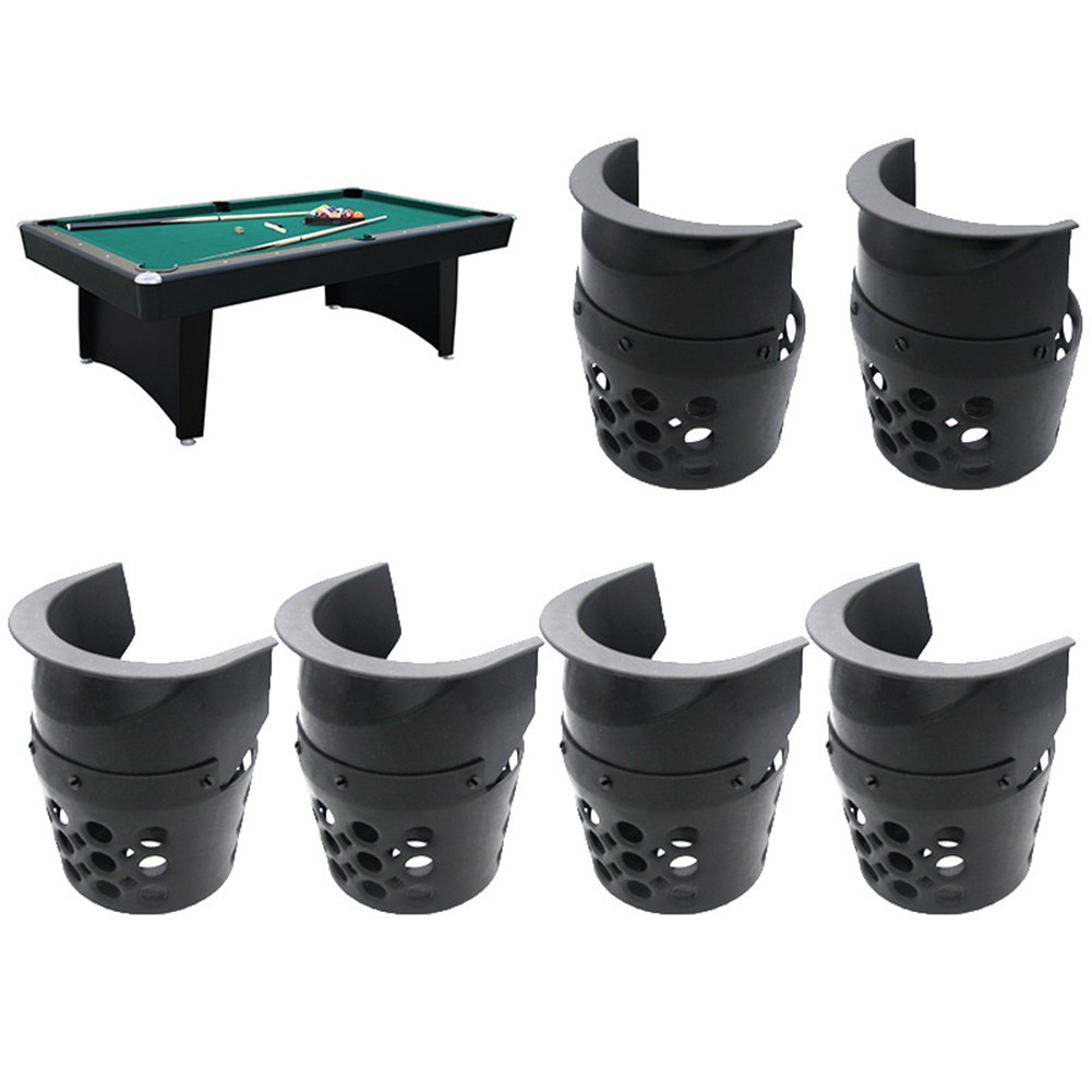 6pcs Billiard Table Pocket Set for Corner and Side with Hexagonal ...