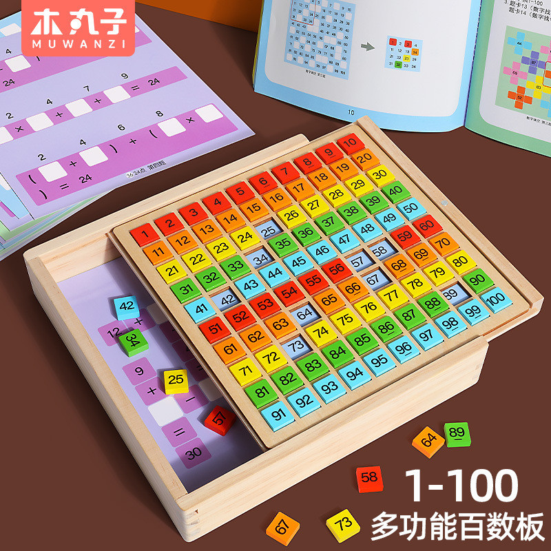 Montessori Hundred Board Math Thinking Tool for Children Early ...