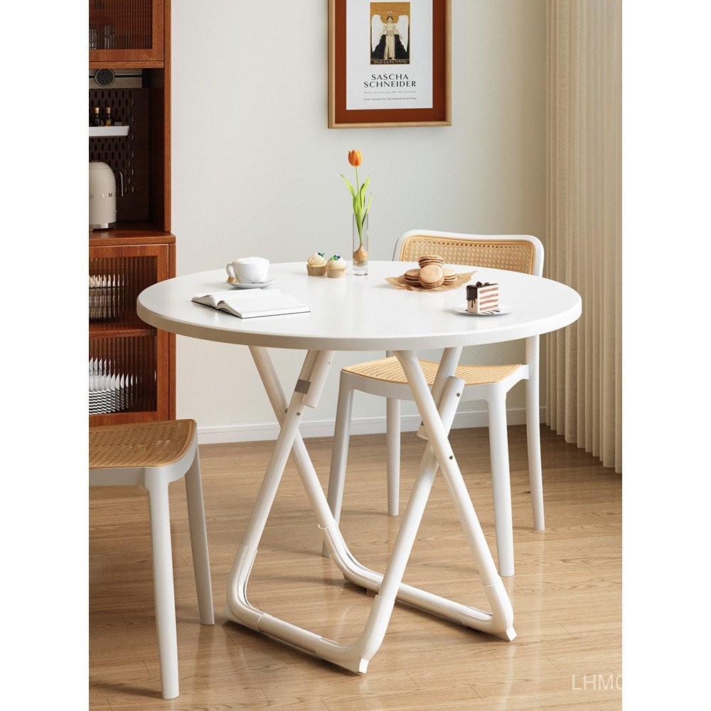 Folding Dining Table for Small Spaces, Simple Setup for Home Use ...
