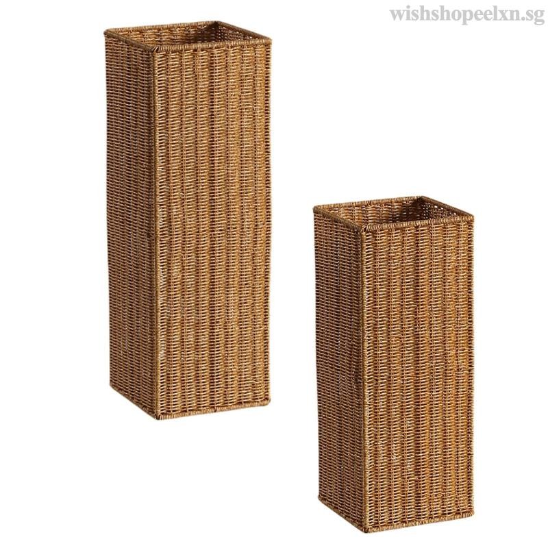 [Wishshopeelxn] Artificial Rattan Umbrella Stand Umbrella Holder ...