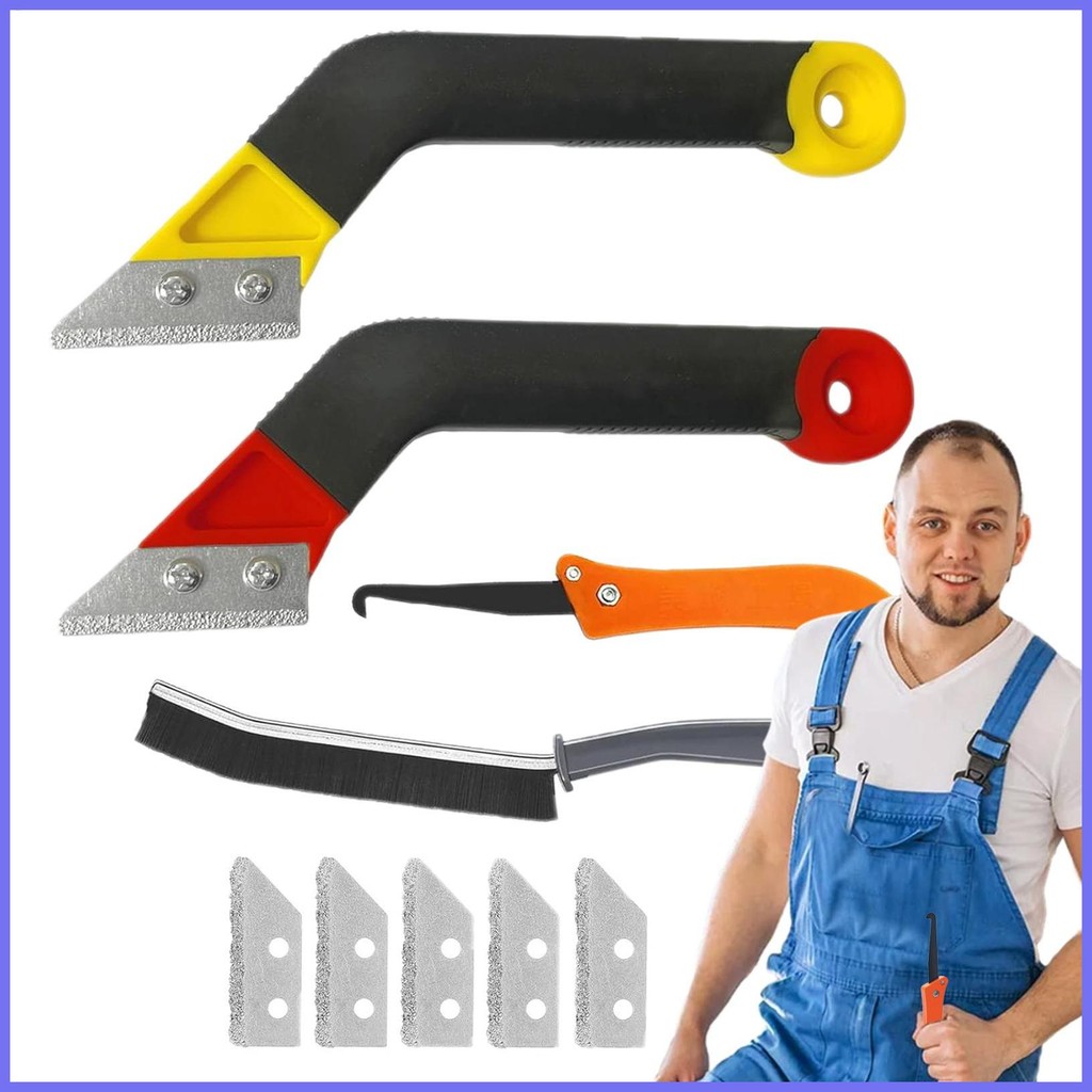 Grout Removal Tool Set 10X Grout Grouting Accessories 5 Pack Extra ...