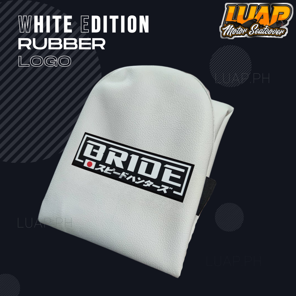 Bride Rubber Logo White Edition with Tahe Thailand Motorcycle Seat ...