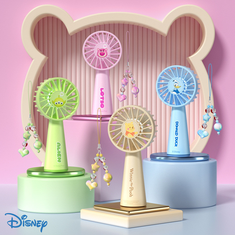 Disney DY-892 Handheld Desktop Small Fan Winnie The Pooh Strawberry ...