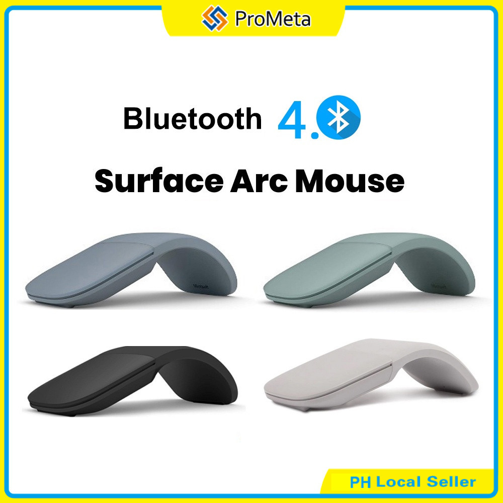Bluetooth Arc Touch Mouse Wireless Foldable Silent Slim Optical Mice ...