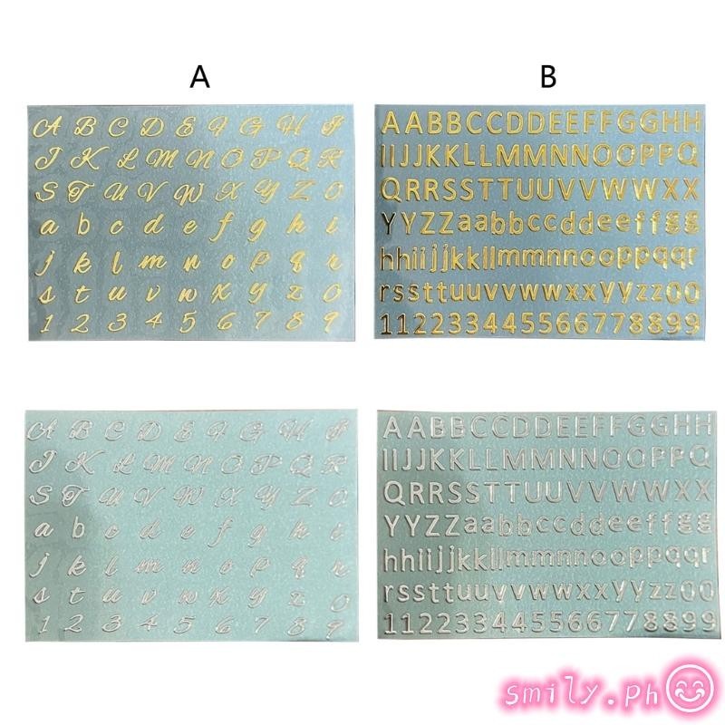 SMLILY Alphabet Stickers Small Adhesive Letters Adorable Alphabet ...