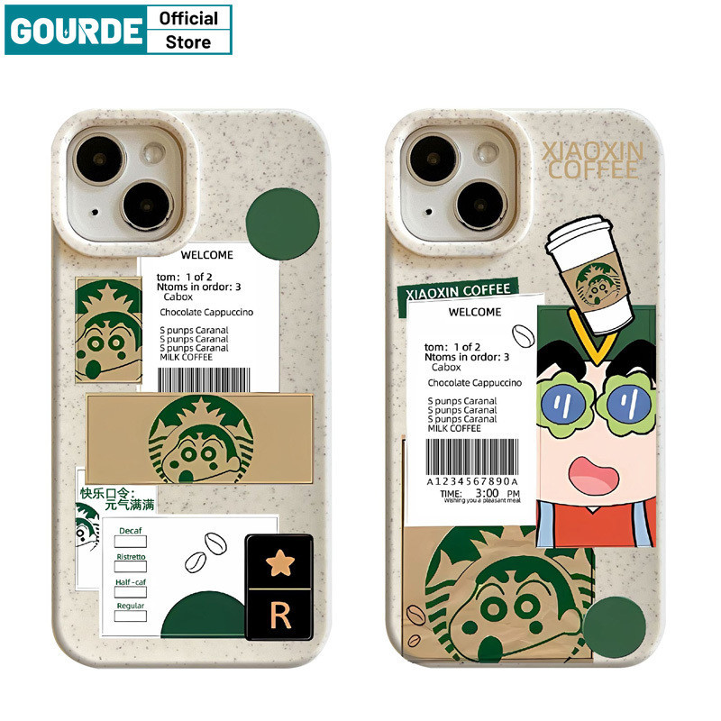 Gourde Funny Unique Casing Xiaoxin Starbucks Pattern Case for Iphone 15 ...
