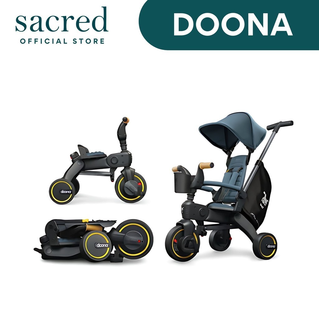 Doona Liki Trike S5 I Ultimate Compact Fold, Fully Assembled with UV ...