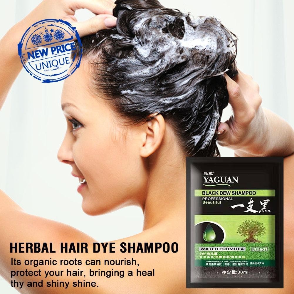 Pure Botanicals 30ml Black Hair Dye Sachet For Luxurious Hair Color ...
