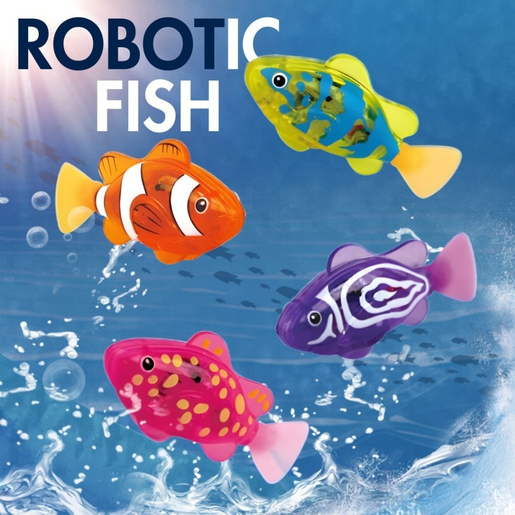 BYJ Robotic Fish Waterproof Moving Fishing with Light | Shopee Philippines