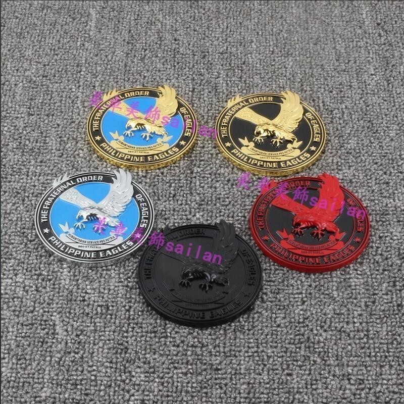 Car Logo The Fraternal Order Of Eagles Metal Body Sticker Eagles Car ...