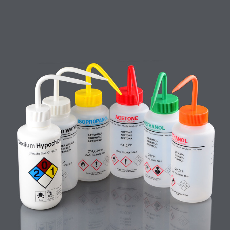 [COD] Plastic Label Wash Bottle with Logo 250ml 500ml Distilled Water ...