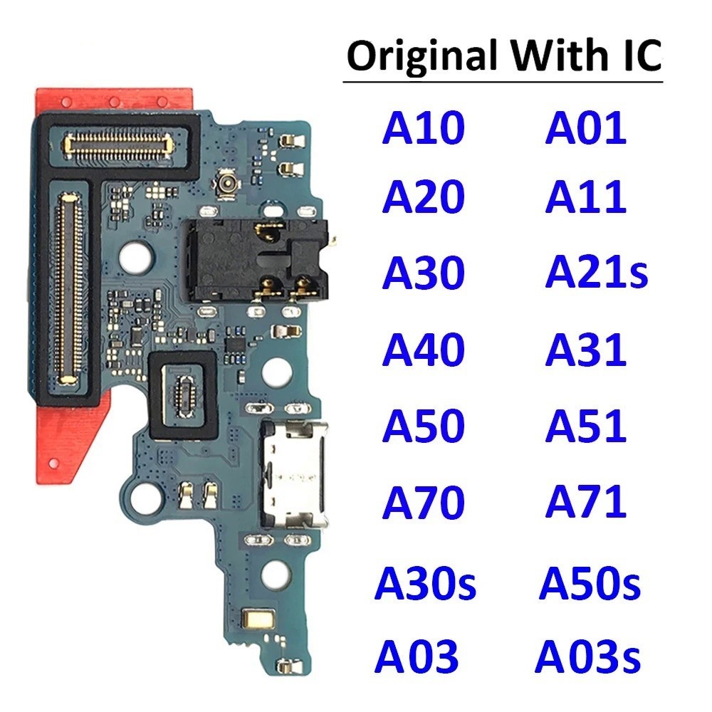 For USB Charger Charging Port Dock Connector Board Flex Cable For Samsung A10 A20 A30 A50 A70 ...