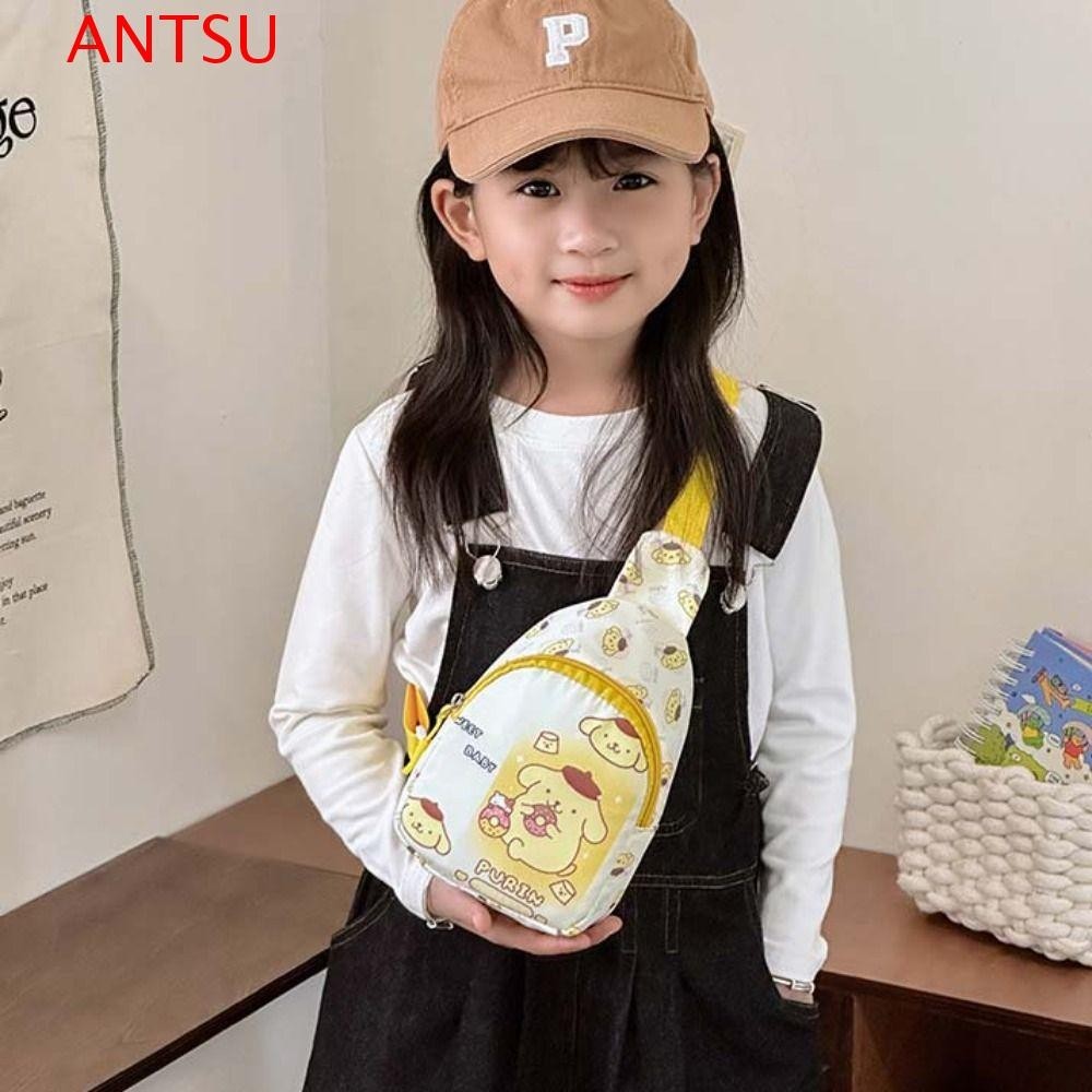 ANTSU Kuromi Chest Bag, Cinnamoroll My Melody Children Crossbody Bag, Casual Hellokitty Cat ...