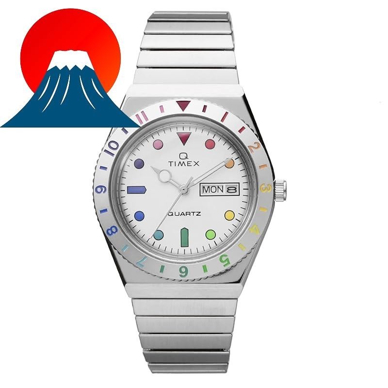 [TIMEX] Watch Timex Timex Q Rainbow White Dial Stainless Steel Quartz ...