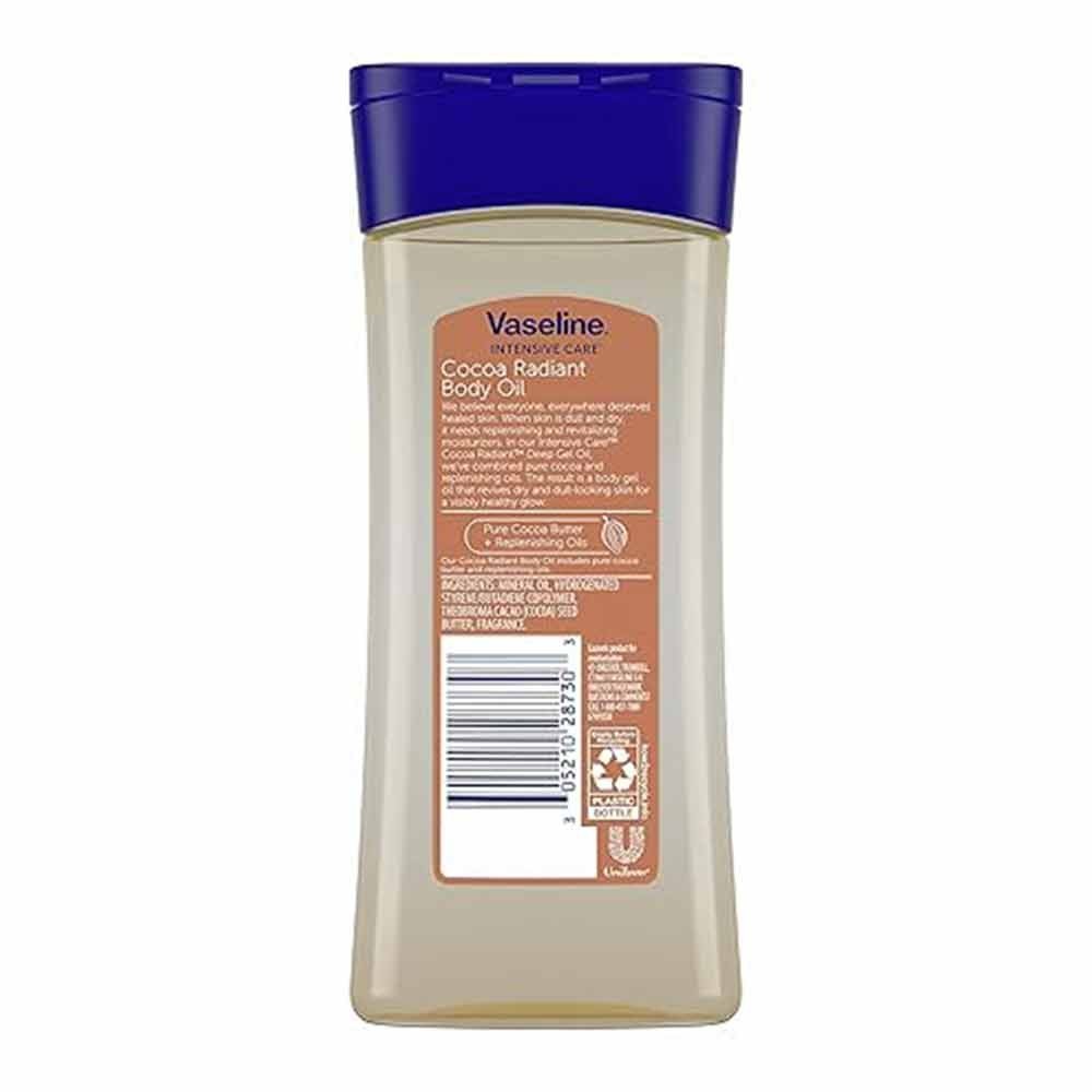 Vaseline Cocoa Radiant Body Oil 200ml | Shopee Philippines