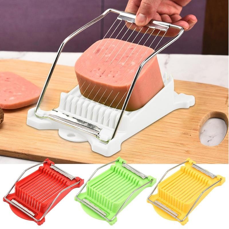 Lunch Meat Slicer Stainless Steel Wires Slicer Food Cutter Cheese Egg ...